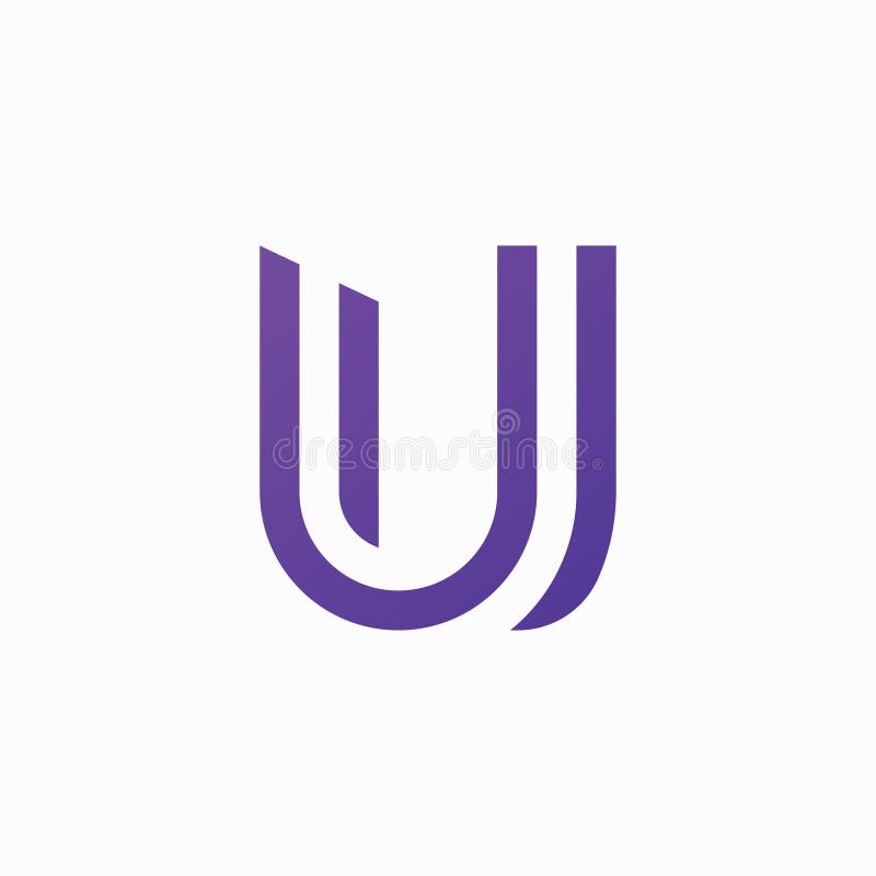 Letter U Logo Design Template Stock Vector - Illustration of sign ...