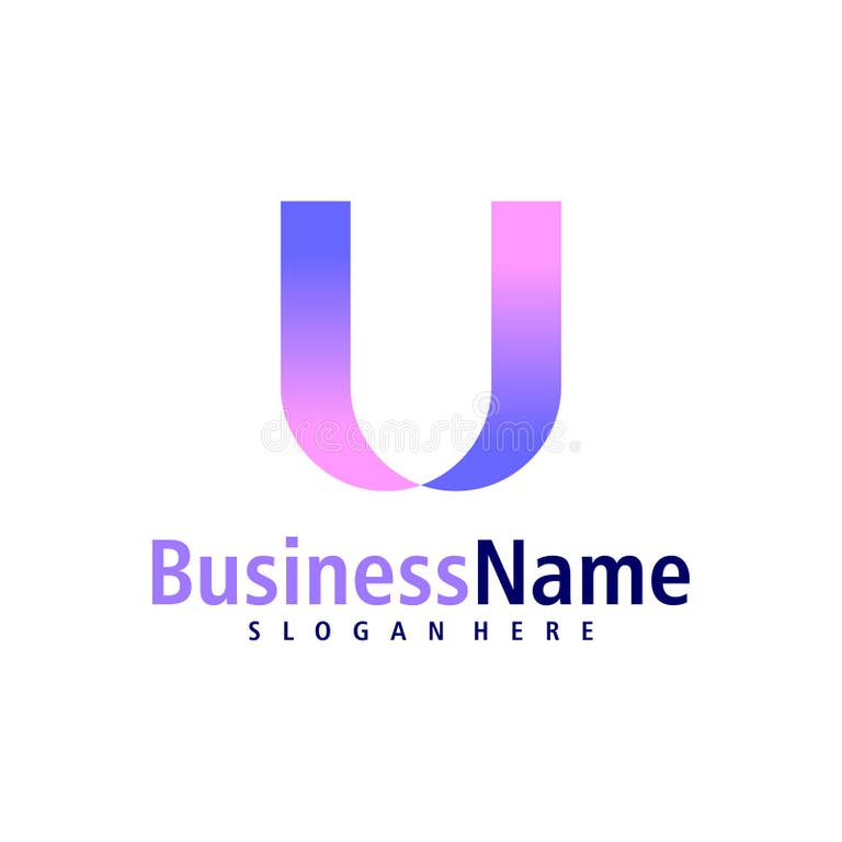 Letter U Logo Design Vector. Creative Initial U Logo Concepts Template ...