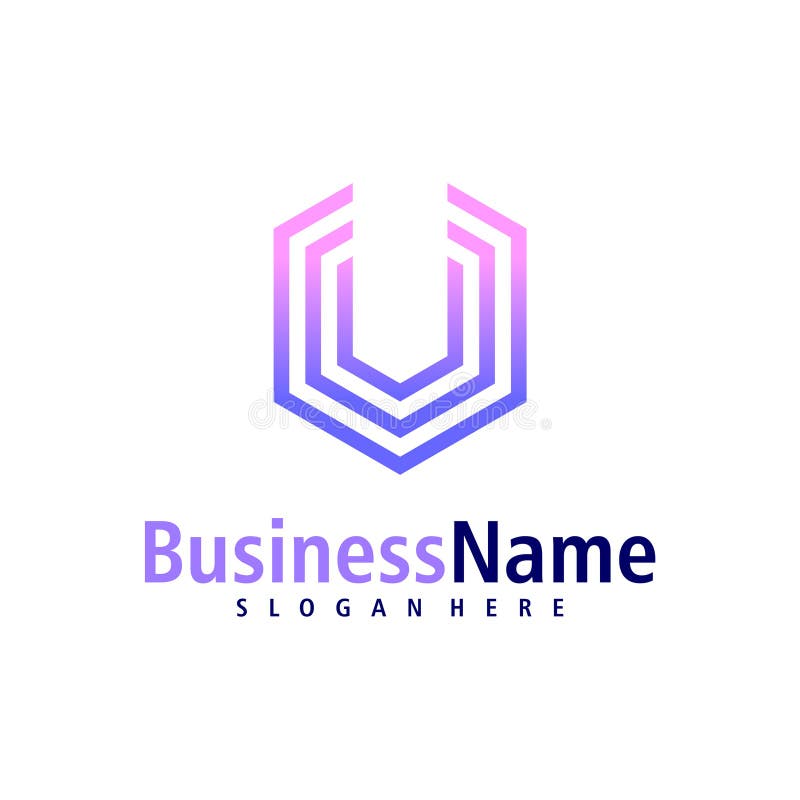 Letter U Logo Design Vector. Creative Initial U Logo Concepts Template ...