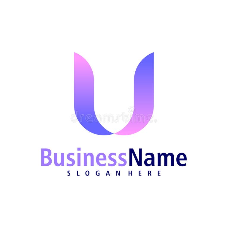 Letter U Logo Design Vector. Creative Initial U Logo Concepts Template ...