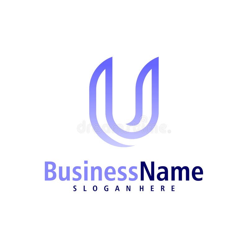 Letter U Logo Design Vector. Creative Initial U Logo Concepts Template ...