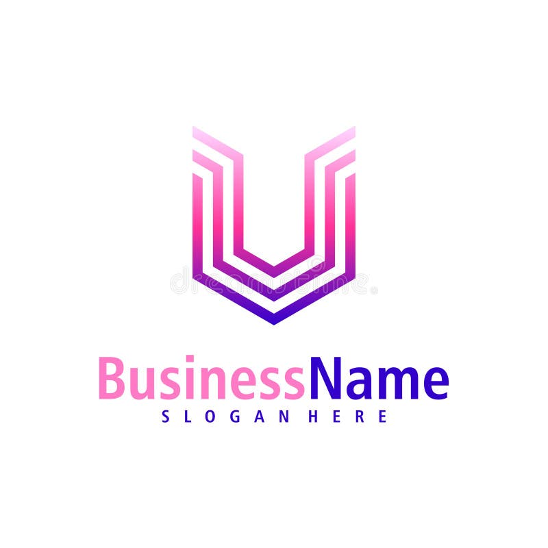 Letter U Logo Design Vector. Creative Initial U Logo Concepts Template ...