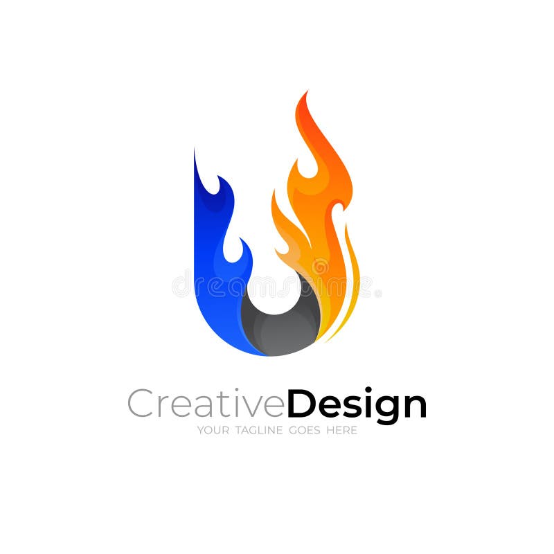 Letter U Fire Stock Illustrations – 186 Letter U Fire Stock ...