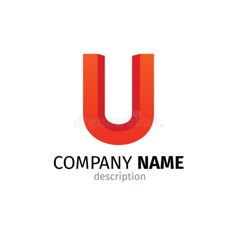 Letter U Logo Icon Design Template Elements Stock Illustration ...