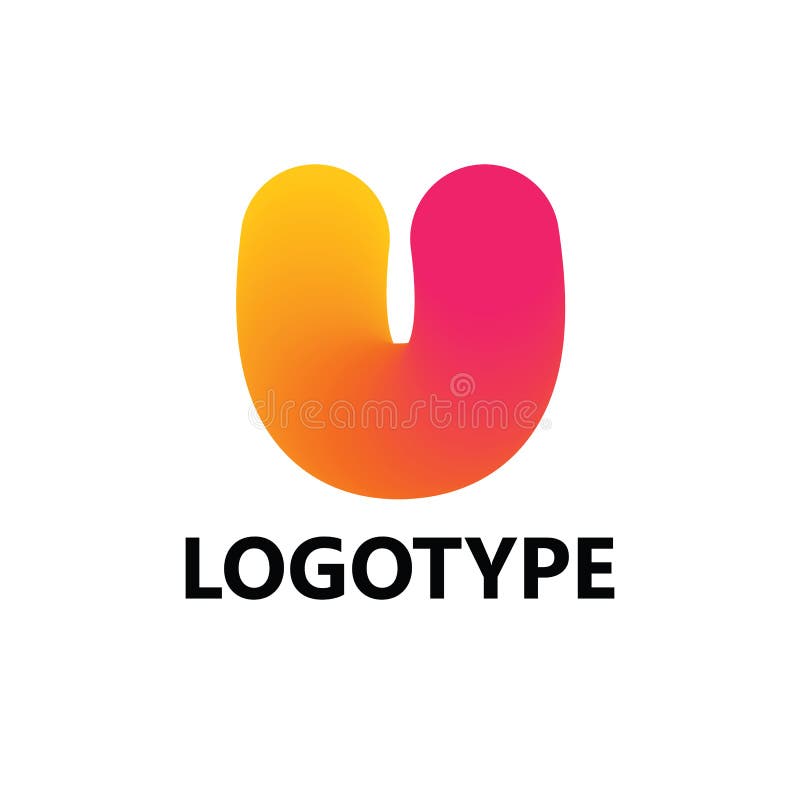 Letter U Logo Icon Design Template Elements Stock Illustration ...