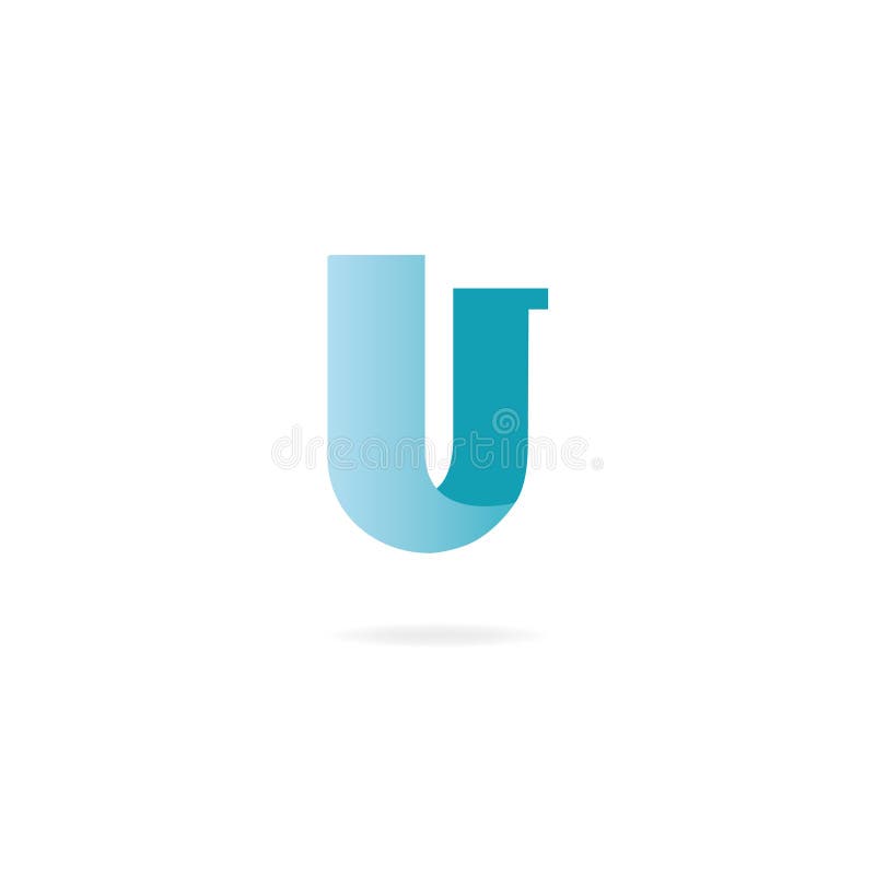 Letter U Logo Design Template Elements Stock Vector - Illustration of ...