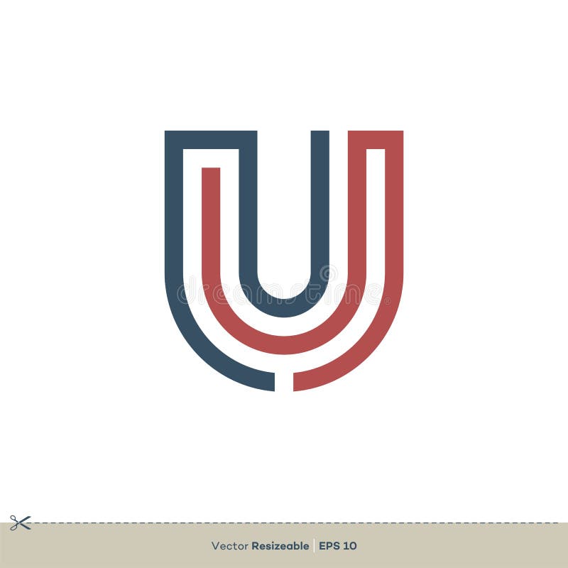 Letter U Logo Template Illustration Design. Vector EPS 10 Stock Vector ...