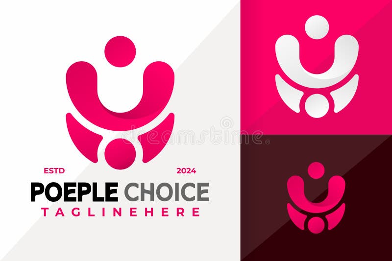 Letter U People Choice Logo Icon Vector Design. Creative Simple Logos ...