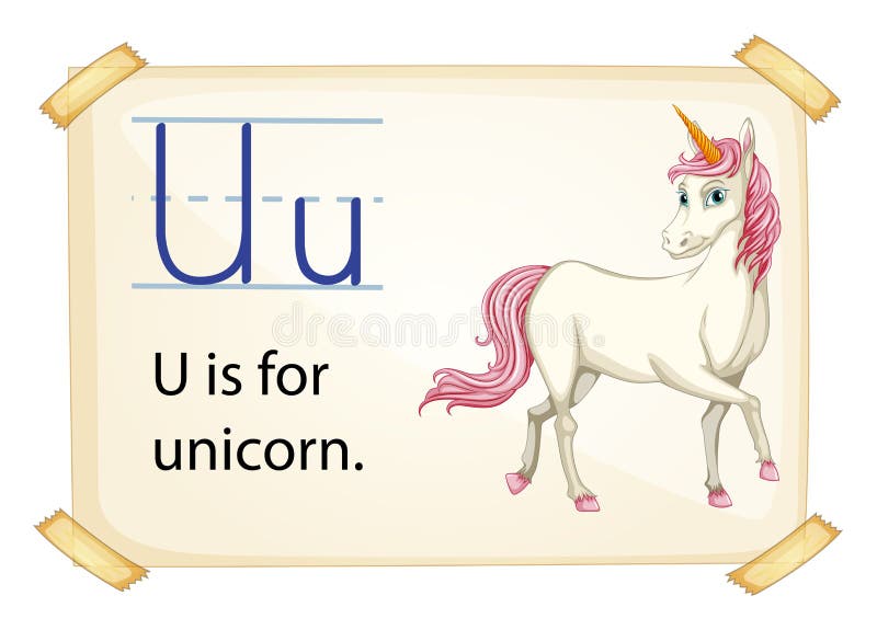 Letter U stock vector. Illustration of education, spellings - 47306470