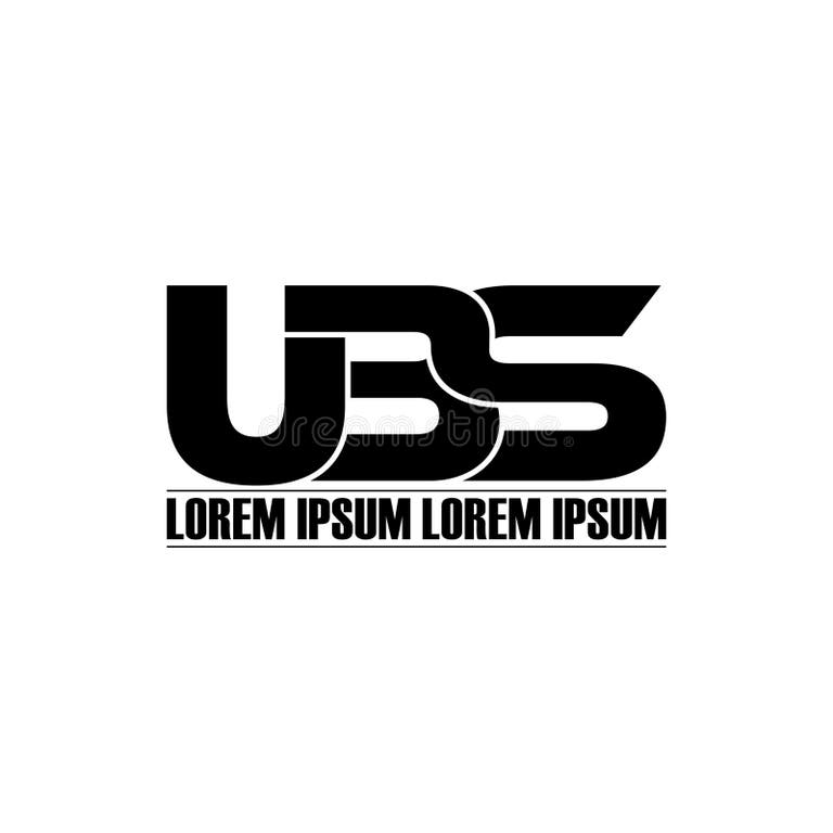 Letter UBS Simple Monogram Logo Icon Design. Stock Vector ...