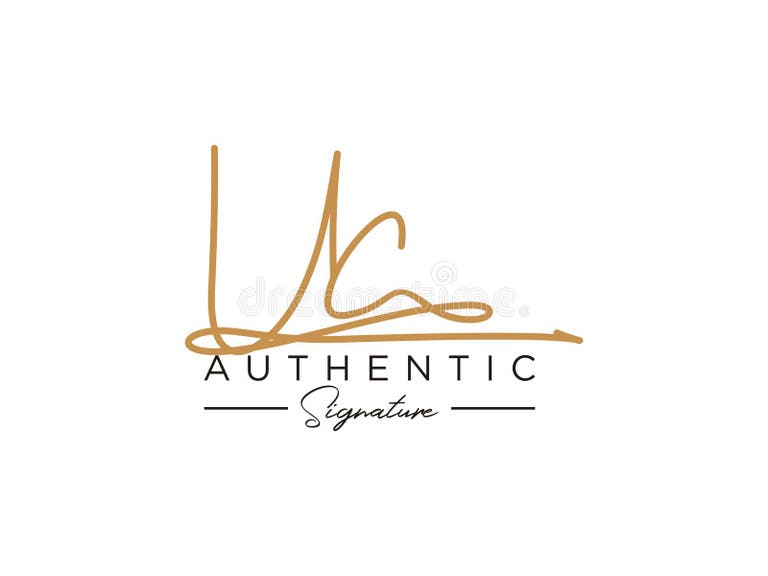Letter UC Signature Logo Template Vector Stock Vector - Illustration of ...