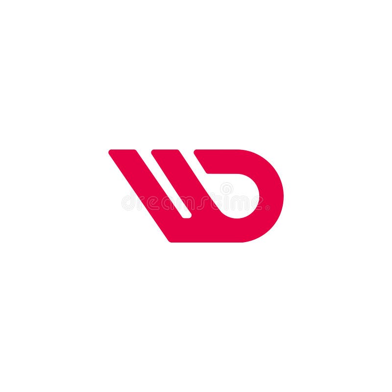 Letter Ud Simple Geometric Line Symbol Logo Vector Stock Vector ...