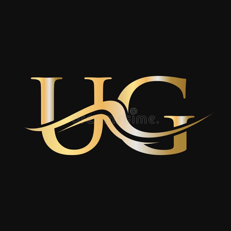 Letter UG Logo Design. Initial UG Logotype Template for Business and ...
