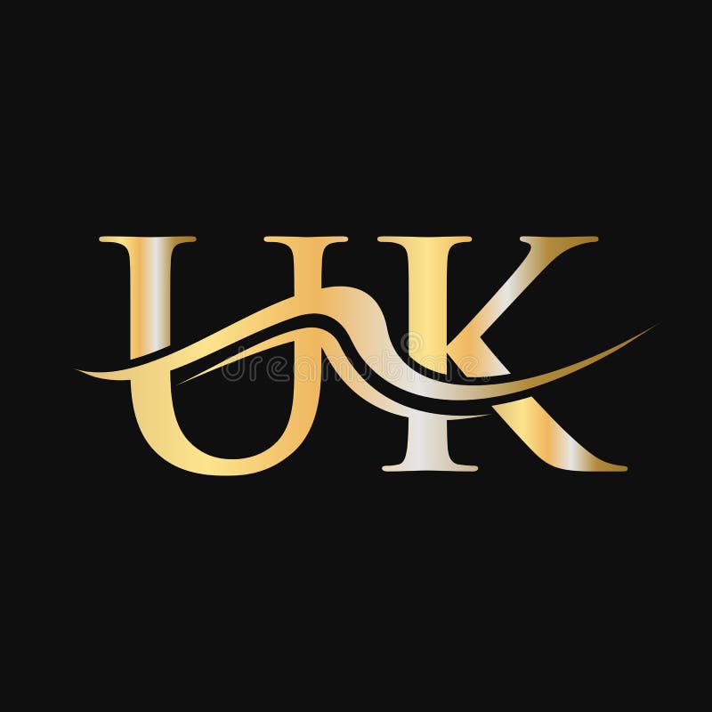 Letter UK Logo Design. Initial UK Logotype Template for Business and ...
