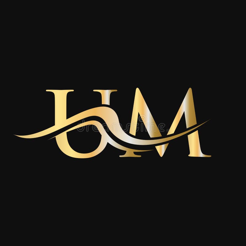 Letter UM Logo Design. Initial UM Logotype Template for Business and ...