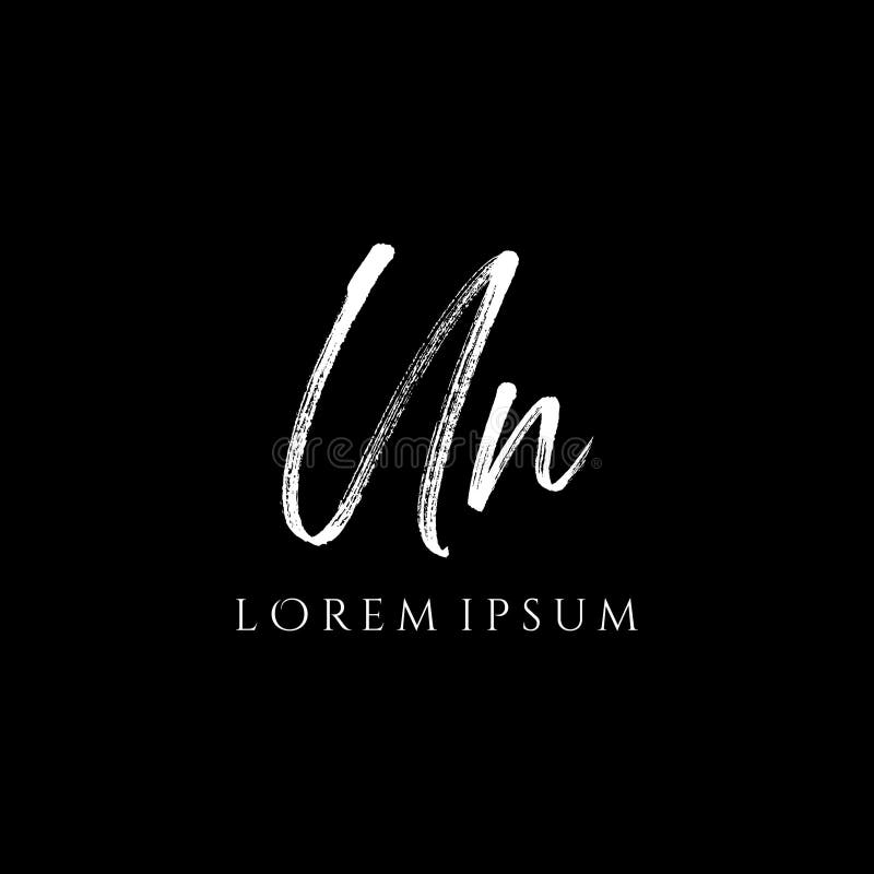 Letter UN Simple Monogram Logo Icon Design. Stock Vector - Illustration ...