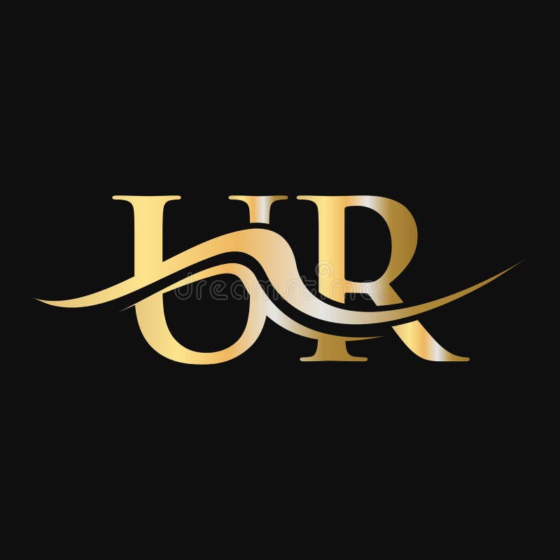 Letter UR Logo Design. Initial UR Logotype Template for Business and ...