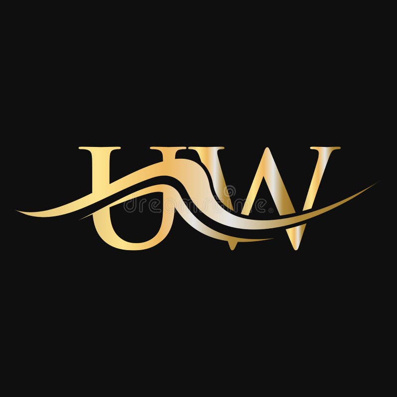 Letter UW Logo Design. Initial UW Logotype Template for Business and ...
