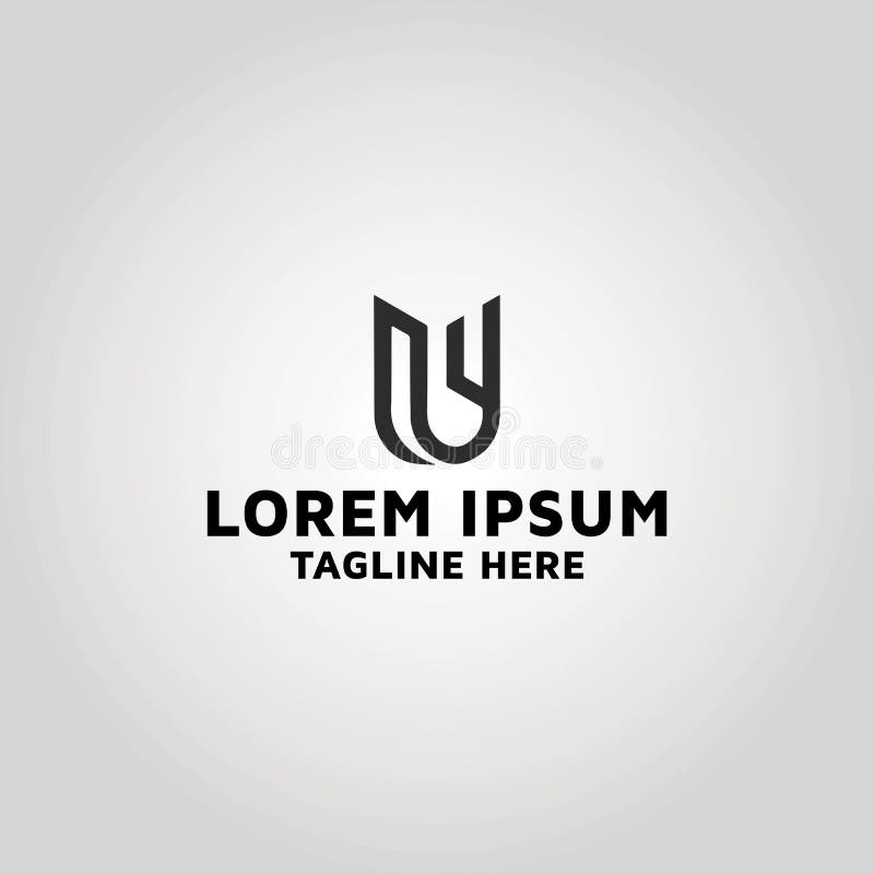 Letter UY Initial UY Vector Logo Design Idea Inspiration. Stock Vector ...