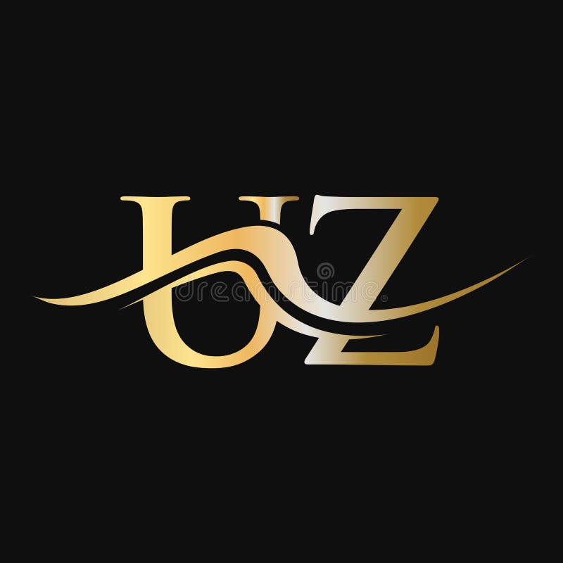 Letter UZ Logo Design. Initial UZ Logotype Template for Business and ...