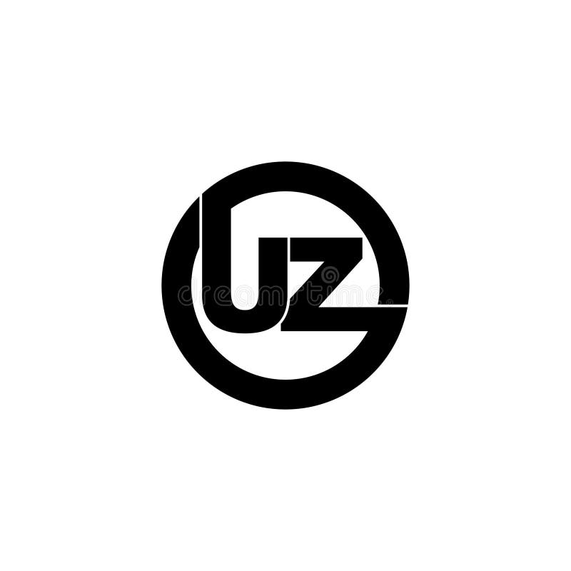 Letter UZ Simple Monogram Logo Icon Design. Stock Vector - Illustration ...