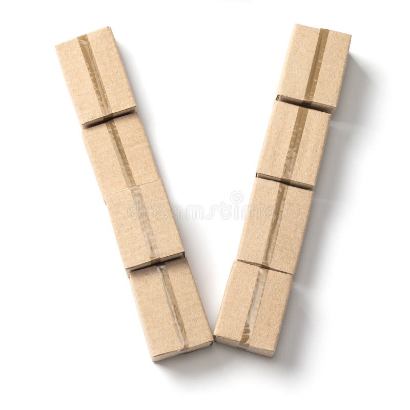 Alphabet Cardboard Letter V Stock Photos - Free & Royalty-Free Stock ...