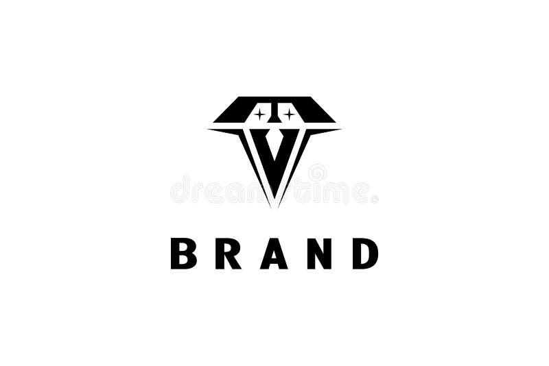 Letter V Bird Logo stock vector. Illustration of logo - 210514261