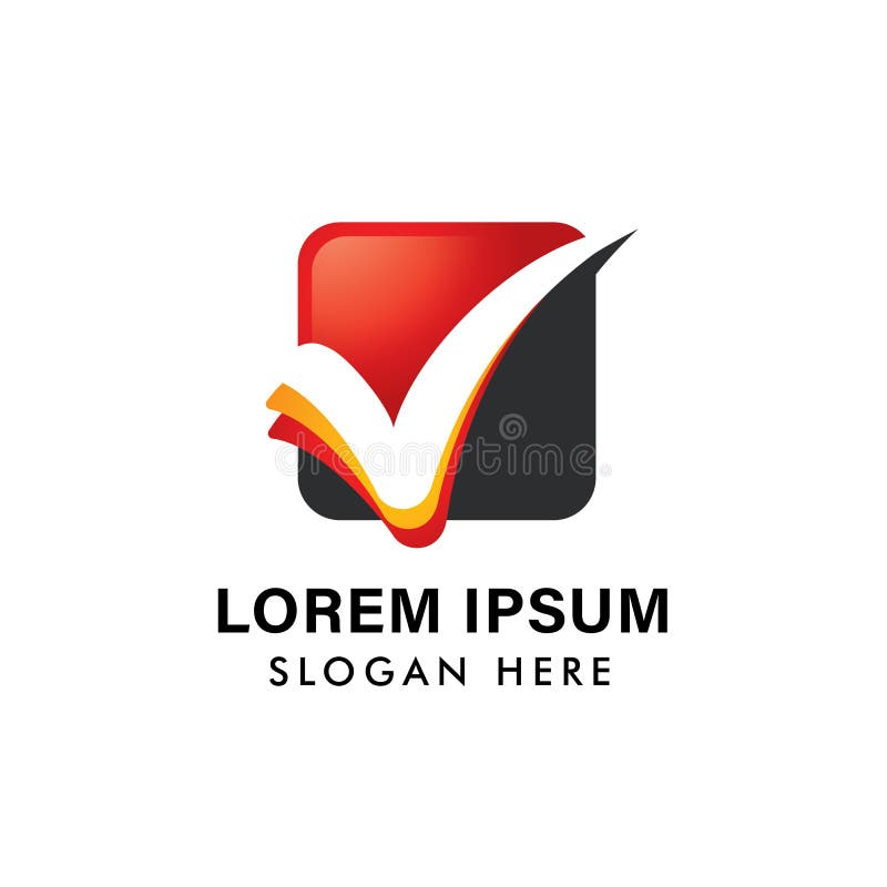 Letter V Check Mark Logo Icon Vector Template. Vote Icon Symbol Design ...