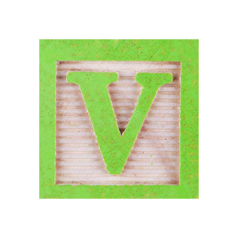 Childs Block Letter V Stock Photos - Free & Royalty-Free Stock Photos ...