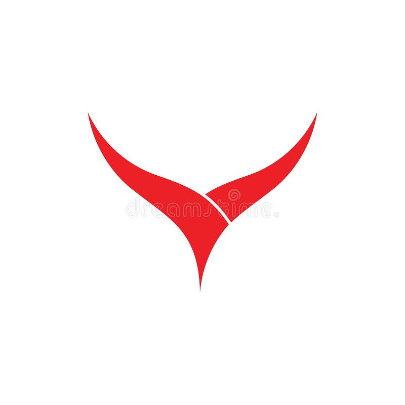 Letter V Curves Abstract Logo Vector Stock Vector - Illustration of ...