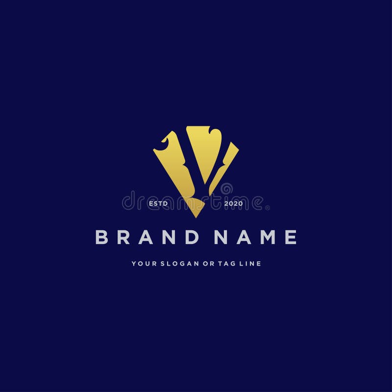 V Diamond Logo Stock Illustrations – 414 V Diamond Logo Stock ...