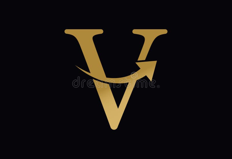 Letter V Logo Design Template, Vector Illustration Stock Illustration ...