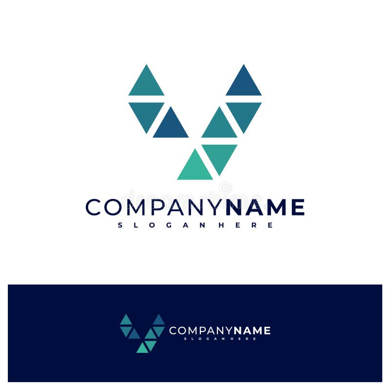 Letter V Logo Design Vector, Creative V Logo Concepts Template ...