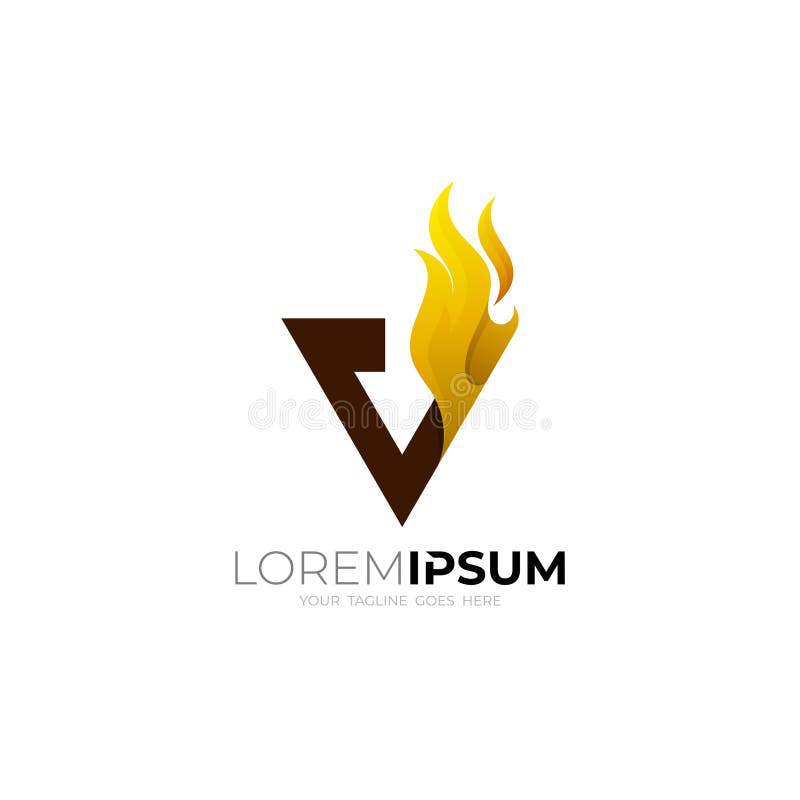 Letter V Fire Stock Illustrations – 405 Letter V Fire Stock ...