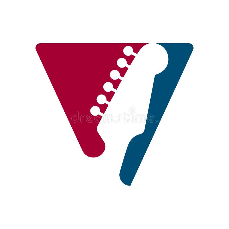 Letter V Music Logo. Podcast Logotype and Dj, Rock and Jack Music Logo ...