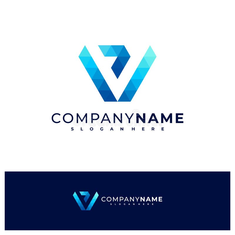 Letter V P Logo Design Vector, Creative V P Logo Concepts Template ...
