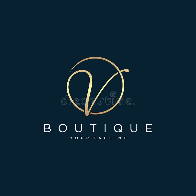 Initial S Luxury Elegant Gold Logo Vector. Stock Illustration ...