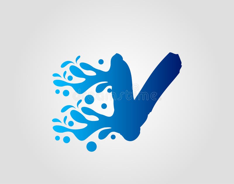 Water Letter V Stock Illustrations – 525 Water Letter V Stock ...