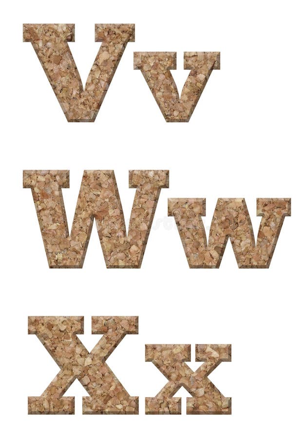 Letter V,W,X stock illustration. Illustration of background - 86469545