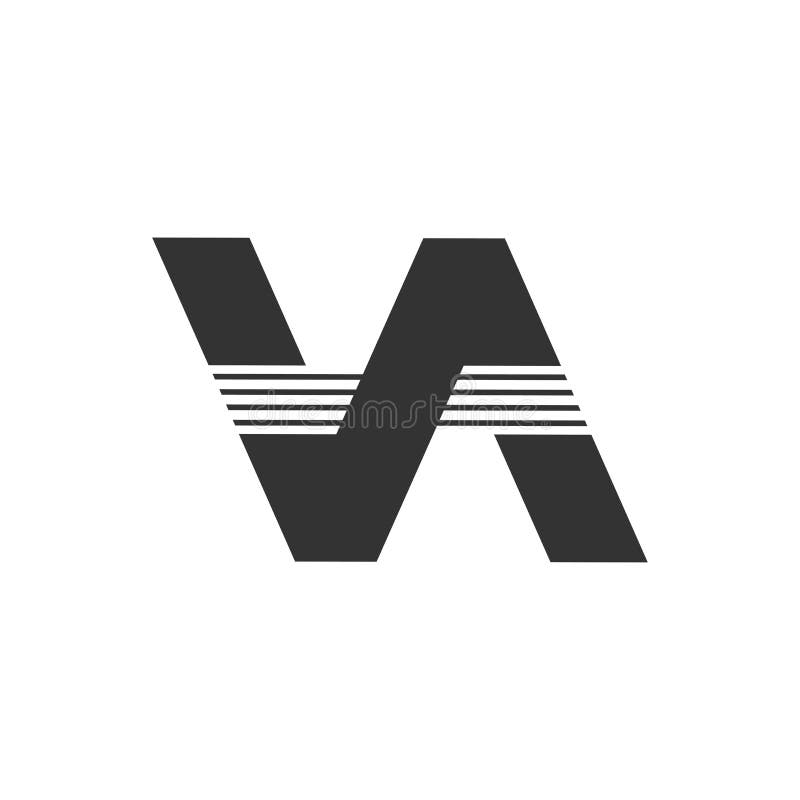 Initial Letter Va Logo or Av Logo Vector Design Template Stock Vector ...