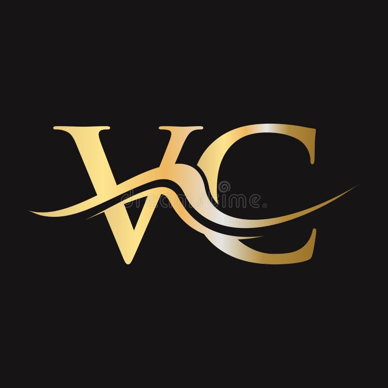 Letter VC Logo Design. Initial VC Logotype Template for Business and ...