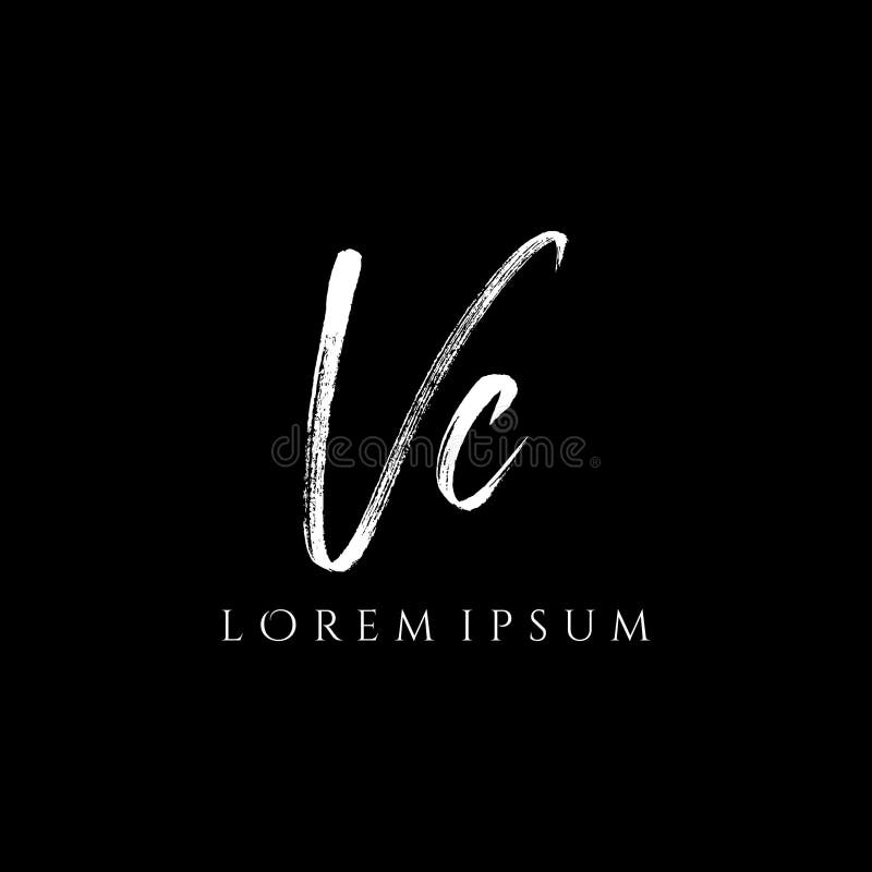 Letter VC Simple Monogram Logo Icon Design. Stock Vector - Illustration ...