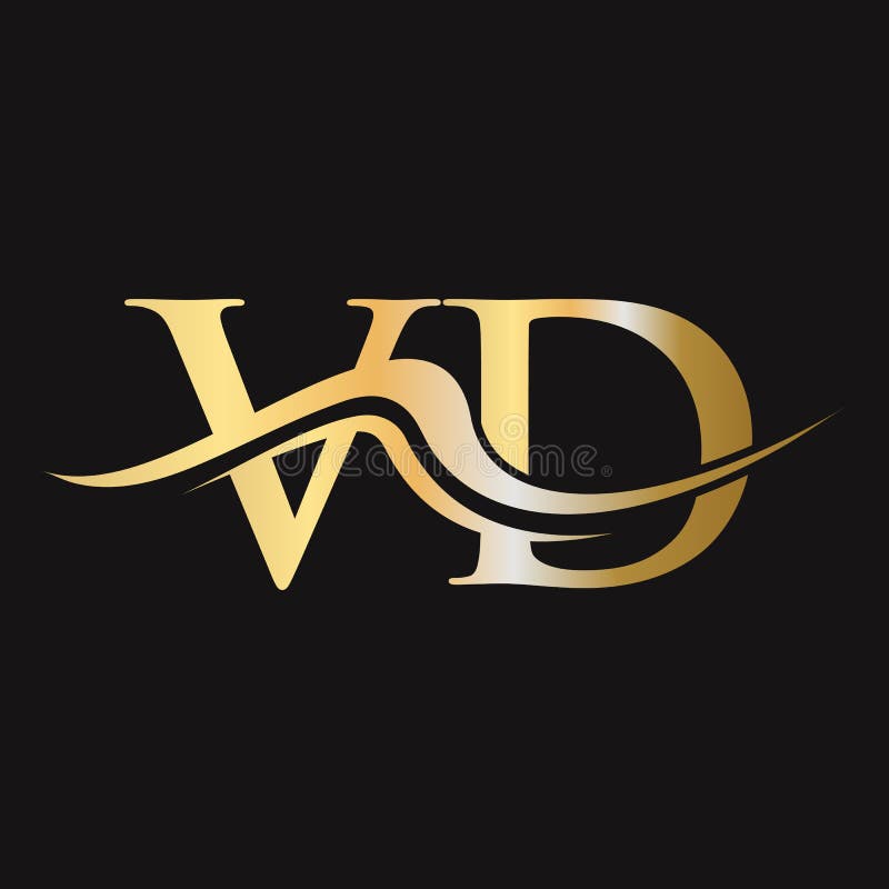 Letter VD Logo Design. Initial VD Logotype Template for Business and ...