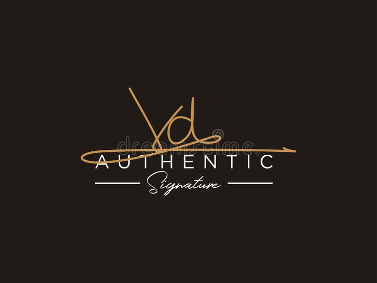 Vd Signature Stock Illustrations – 163 Vd Signature Stock Illustrations ...