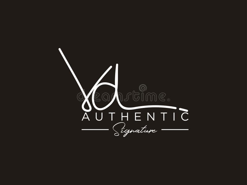 Vd Signature Stock Illustrations – 163 Vd Signature Stock Illustrations ...
