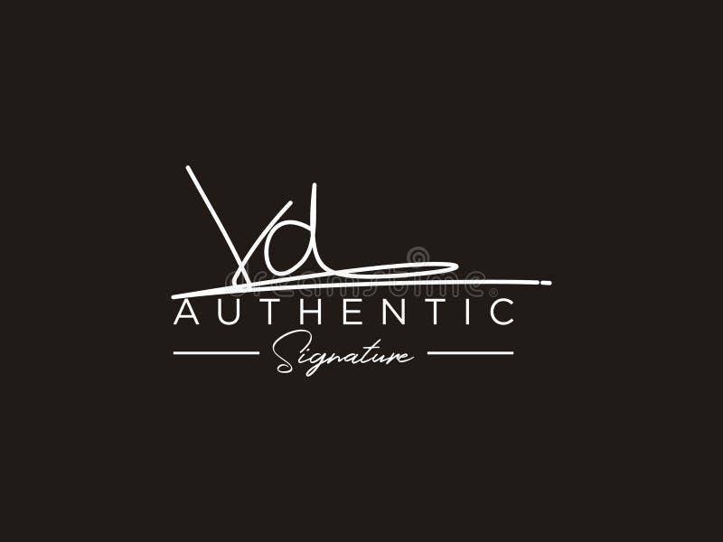 Vd Signature Stock Illustrations – 163 Vd Signature Stock Illustrations ...