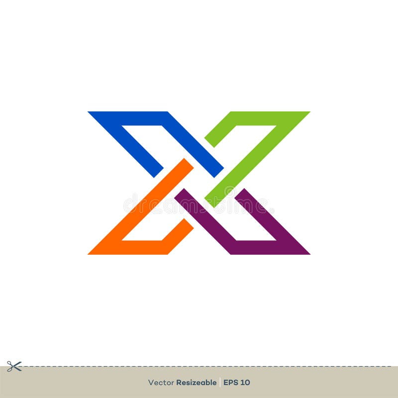 Letter X Vector Logo Template Illustration Design. Vector EPS 10 Stock ...
