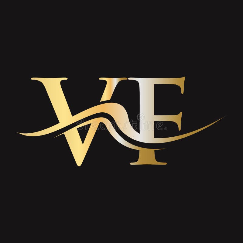 Letter VF Logo Design. Initial VF Logotype Template for Business and ...
