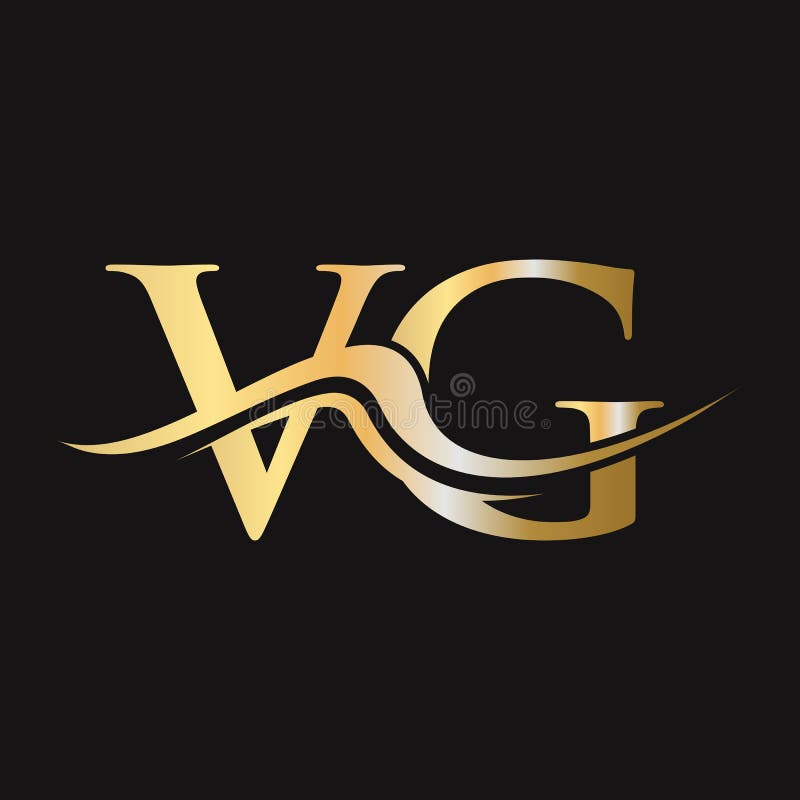 Letter VG Logo Design. Initial VG Logotype Template for Business and ...