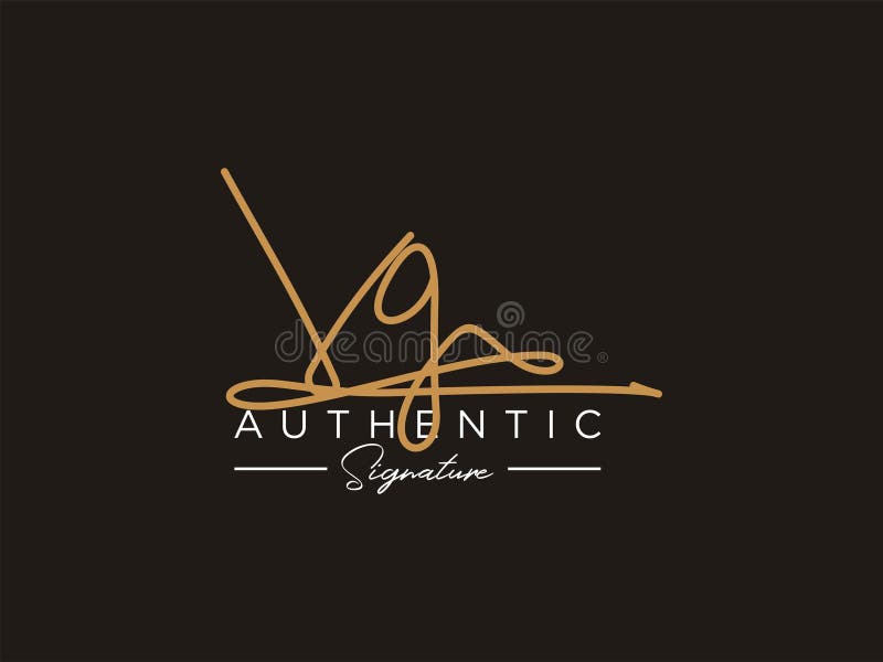 Vg Signature Stock Illustrations – 160 Vg Signature Stock Illustrations ...
